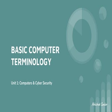 Introduction to Computer & Cyber Security | PDF