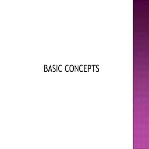 Basic concept | PPT