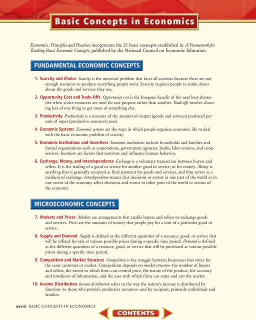 Microeconomics glossary | PDF