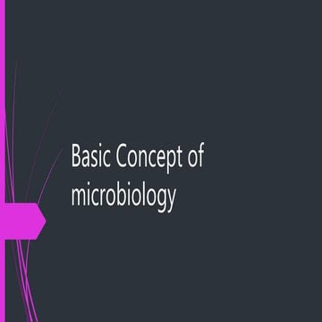 Basic concept of microbiology | PPTX