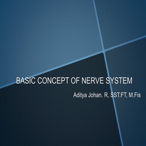 Basic concept of nerve system | PPT