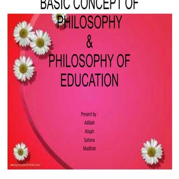 Basic concept of philosophy | PPTX