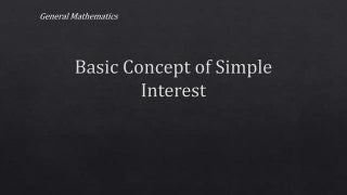 Calculating Simple and Compound Interest | PPT