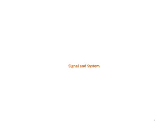OPERATIONS ON SIGNALS | PPT