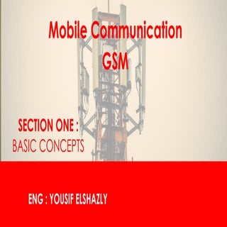 GSM Basic concepts mobile generation ... | PPT