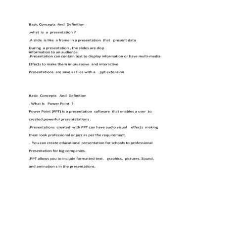 Basic concepts and definition | DOCX
