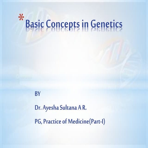 Introduction to Genetics | PPTX