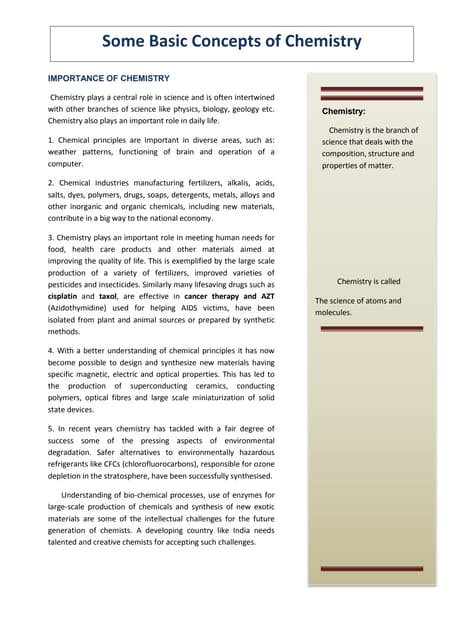 What is Chemistry? | PPT