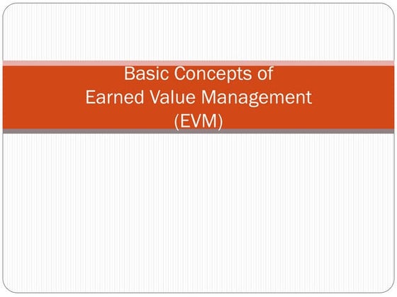 Importance of Earned Value Management Services | PPT