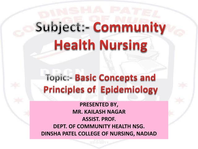 Introduction to epidemiology | PDF