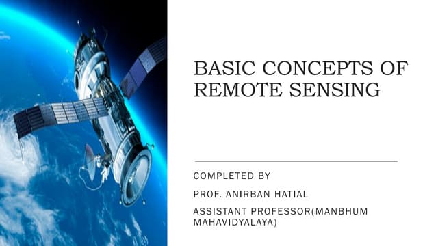 Basic Concepts Of Remote Sensingpdf 8003