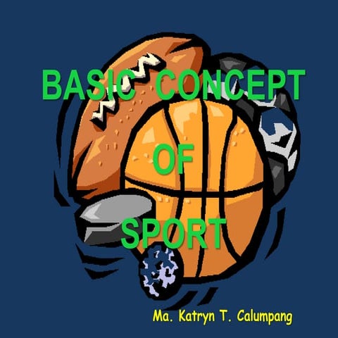 Basic concepts of sport | PPTX