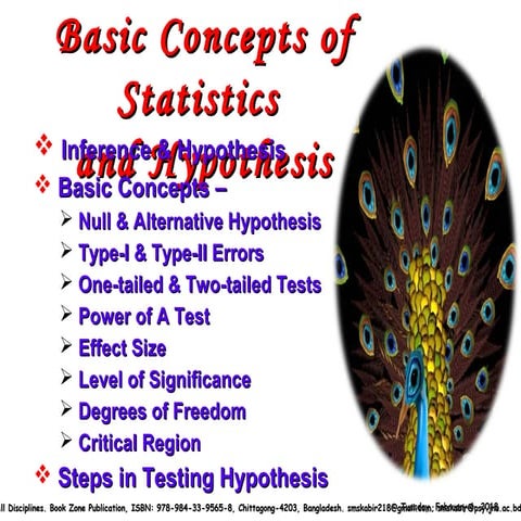 Basic concepts of statistics | PPT