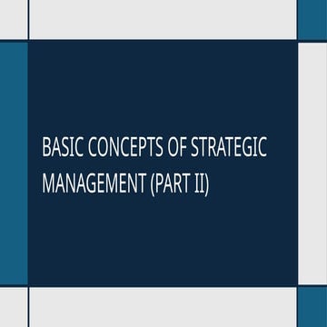 BASIC CONCEPTS OF STRATEGIC MANAGEMENT (PART II).pptx