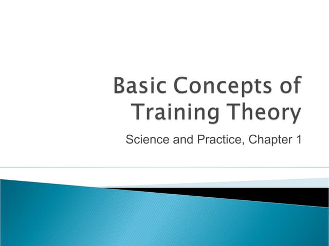 Principles of Training | PPT