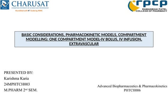 one compartment model ppt | PPTX