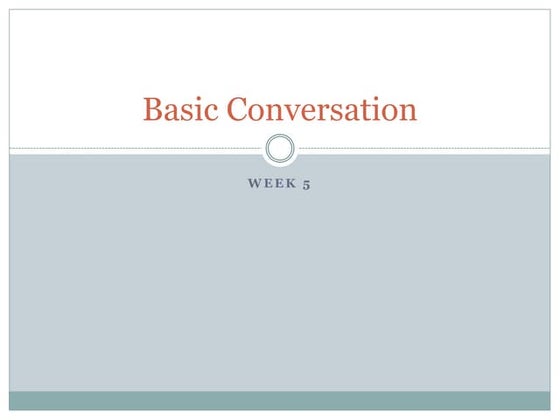Greeting and Leave Taking | PPT