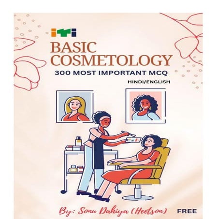 Basic Cosmetology Question Paper ITI MCQ Book Free | PDF