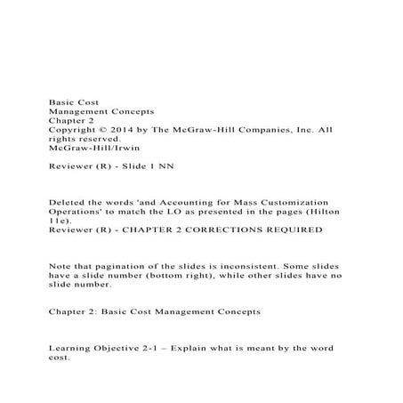 Basic Cost Management ConceptsChapter 2Copyright ©.docx