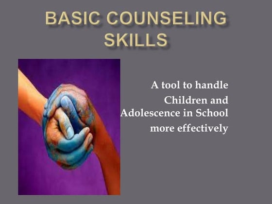 PRINCIPLES OF COUNSELLING | PPT