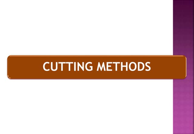 Cutting Method (teknik potongan sayuran ) | PPTX