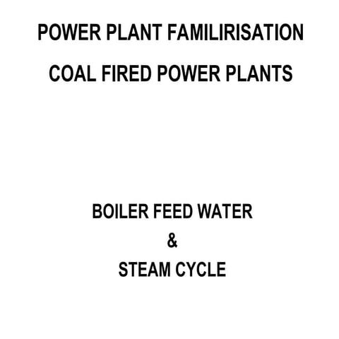 Basic cycle of power plant operation PF Boiler | PPT