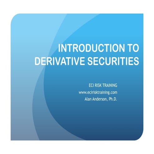 Basic Derivatives Pdf