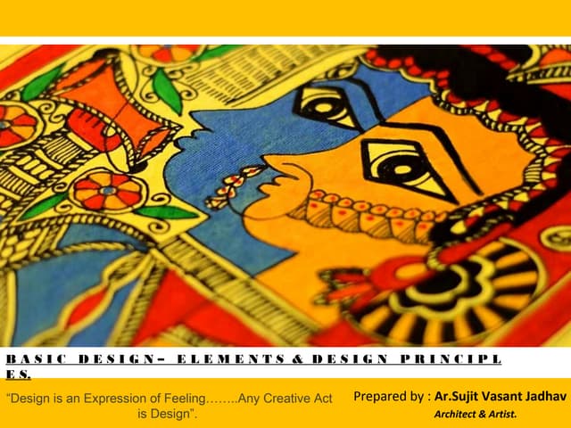 Elements & Principles of Art Design PowerPoint | PPTX