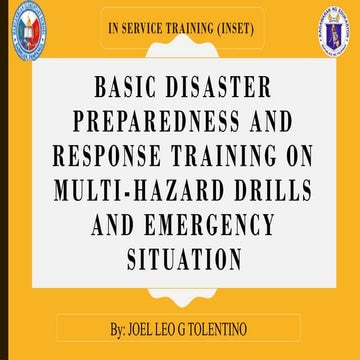 Basic Disaster preparedness and response training on multi-hazard.pptx