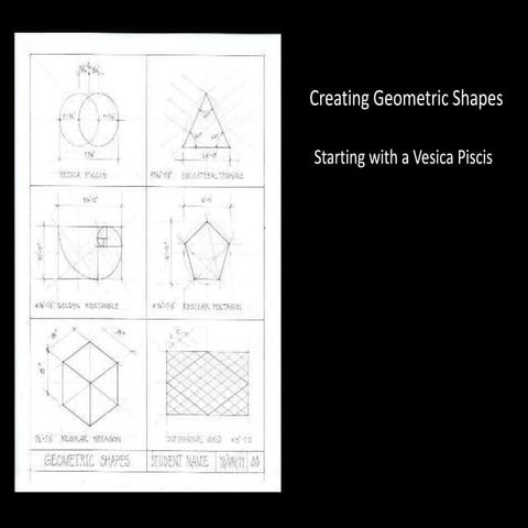 Basic drafting week 2 powerpoint drafting geometric shapes | PPTX