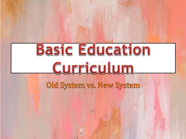 Journey in the Basic Education Curricular reforms | PDF | Secondary Education | Education