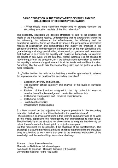 Curriculum reform, educational change | PPTX