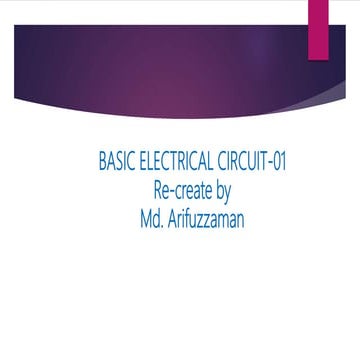Basic electrical circuit 01/ Fae | PPT