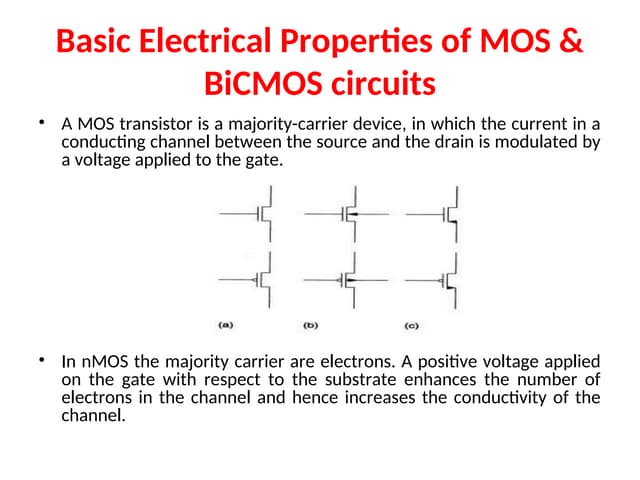 MOS as Diode, Switch and Active Resistor | PPTX
