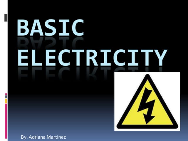 Introduction to Basic Electronics | PPTX