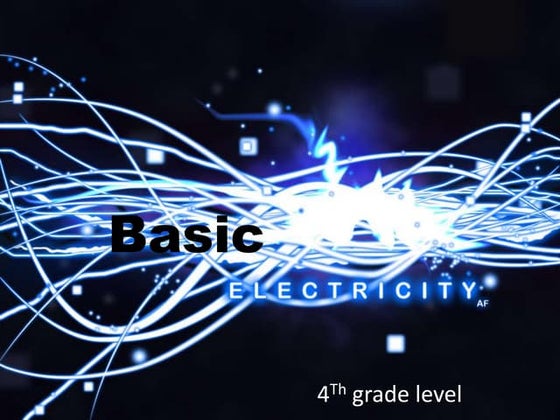 PPT Electric Circuits, Science for grade 5 | PPTX