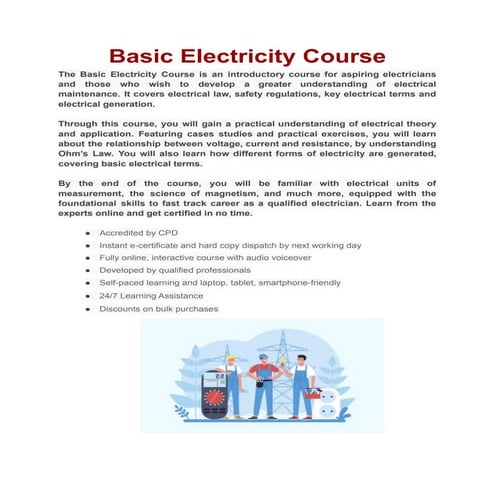 Basic electricity course | PDF