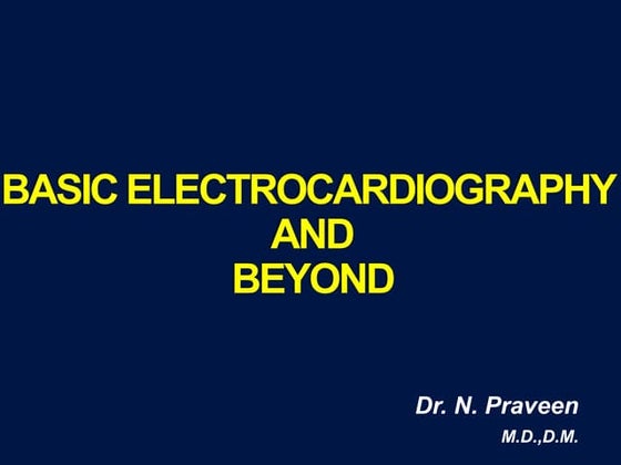 ECG & SPYROGRAPHIC RESEARCH | PPT