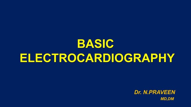 Electrocardiography | PPTX