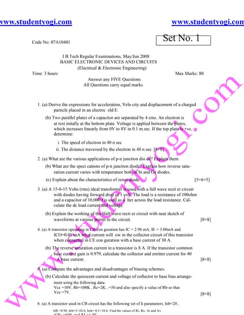 BITS QUESTIONS PAPERS | PDF