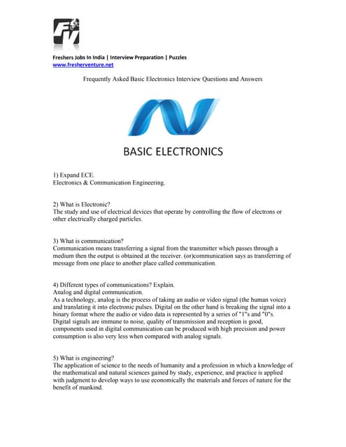 Analog Devices interview questions and answers | DOC