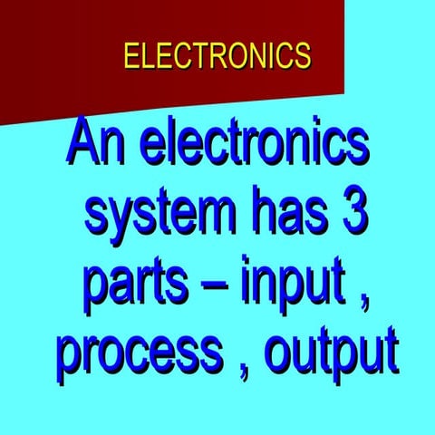 Basic electronics | PPT
