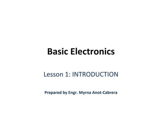 Evolution of electronics | PPTX
