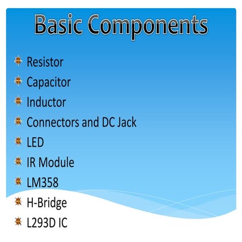 Components Used In Electrical and Electronic Projects