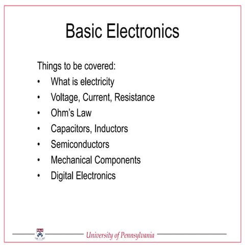 Basic Electronics 01 | PPT
