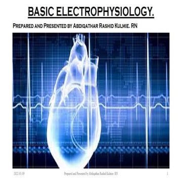 Basic electrophysiology, interpretation, cardiac monitoring and ...