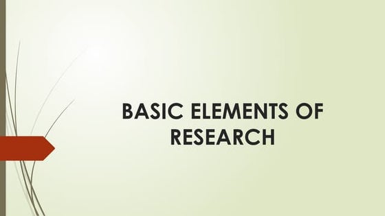 CLASSIFICATION OF RESEARCH BY PURPOSE & METHOD | PPT