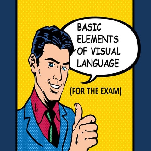 Basic elements of the visual language | PPTX