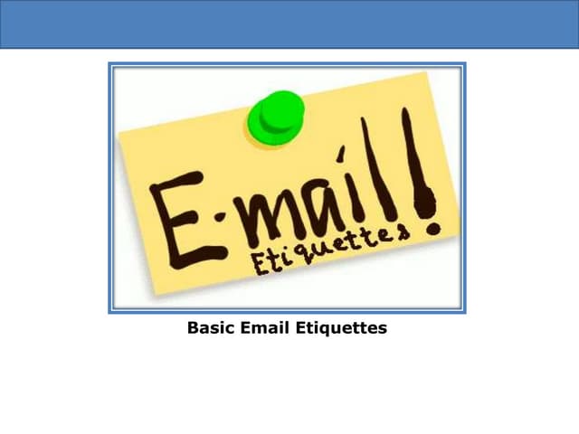 Email writing | PPTX