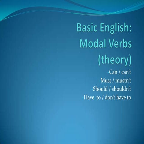 Basic English | PPTX